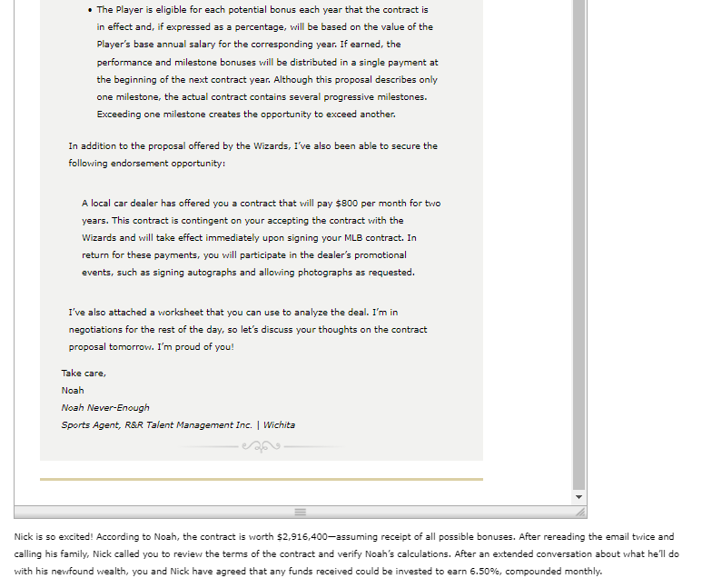 Solved Contract Evaluation Worksheet Complete the following | Chegg.com
