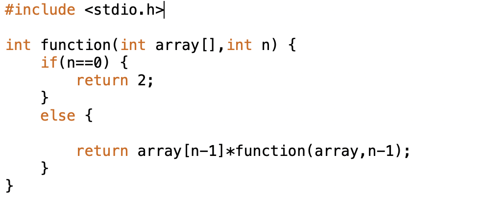 Solved And The Following Int Array 3 Array 0