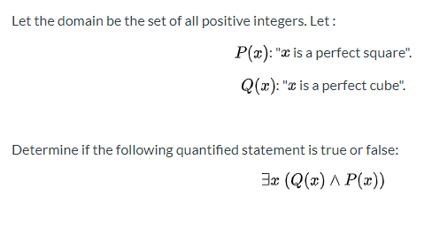 Solved Let the domain be the set of all positive integers. | Chegg.com
