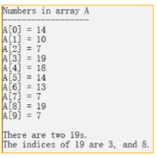 Solved How would I display print multiple indexes where the | Chegg.com