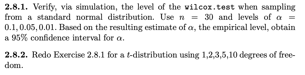 Solved Please Answer only question 2.8.2 ﻿using R. ﻿Thank | Chegg.com
