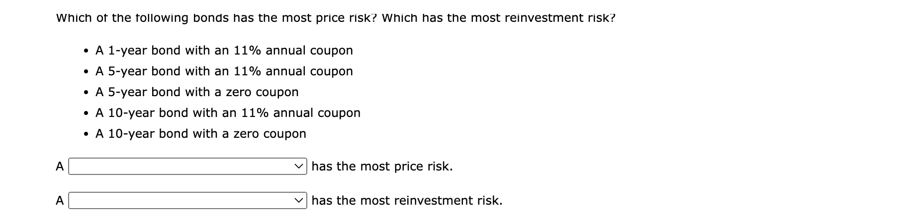 Solved 1. What is the expected current yield for each bond | Chegg.com