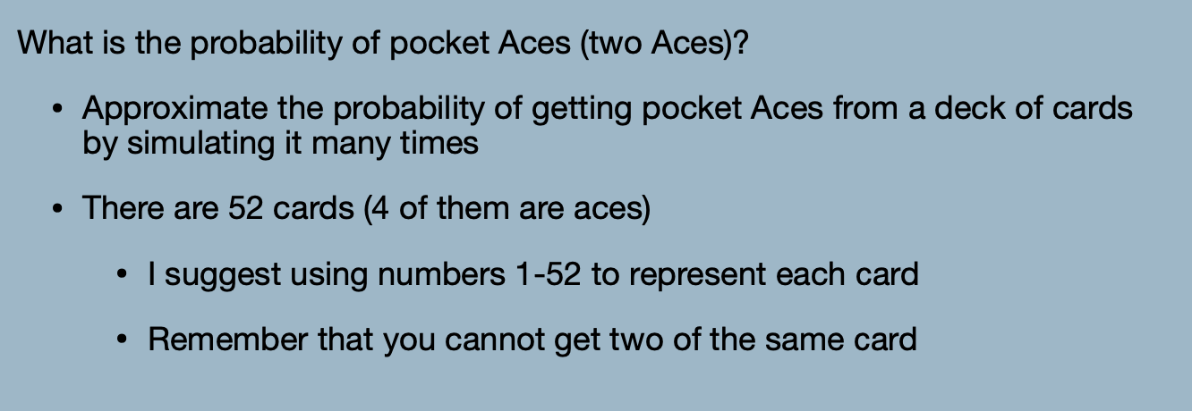 Solved What is the probability of pocket Aces (two Aces)? | Chegg.com