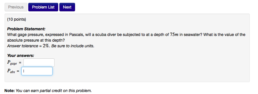 Solved Previous Problem List Next (10 points) Problem | Chegg.com