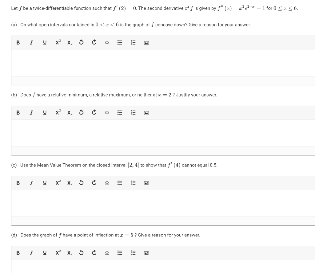 Solved Let f be a twice-differentiable function such that | Chegg.com