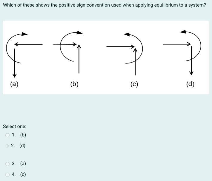 Solved Which of these shows the positive sign convention | Chegg.com