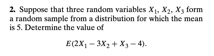 Solved 2. Suppose that three random variables X1,X2,X3 form | Chegg.com Solved 2. Suppose that three random variables X1,X2,X3 form | Chegg.com