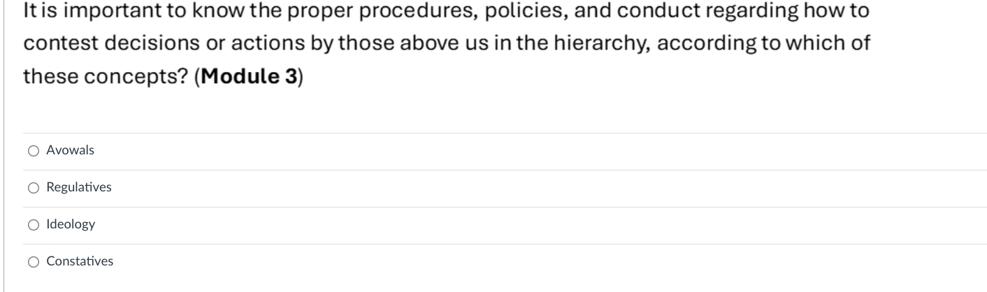 Solved It is important to know the proper procedures, | Chegg.com