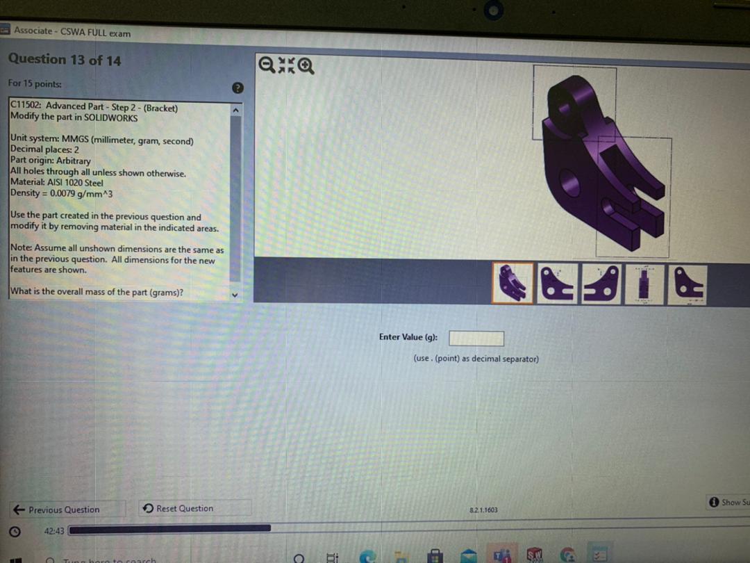 Solved Question 12 of 14 For 15 points: C11501: Advanced | Chegg.com