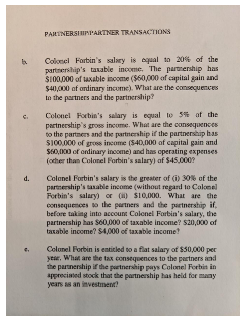 Solved 3. a. Colonel Forbin and Prince Caspian are equal | Chegg.com