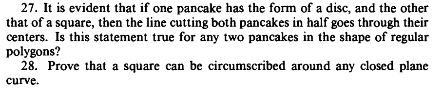 Solved 27. It is evident that if one pancake has the form of | Chegg.com