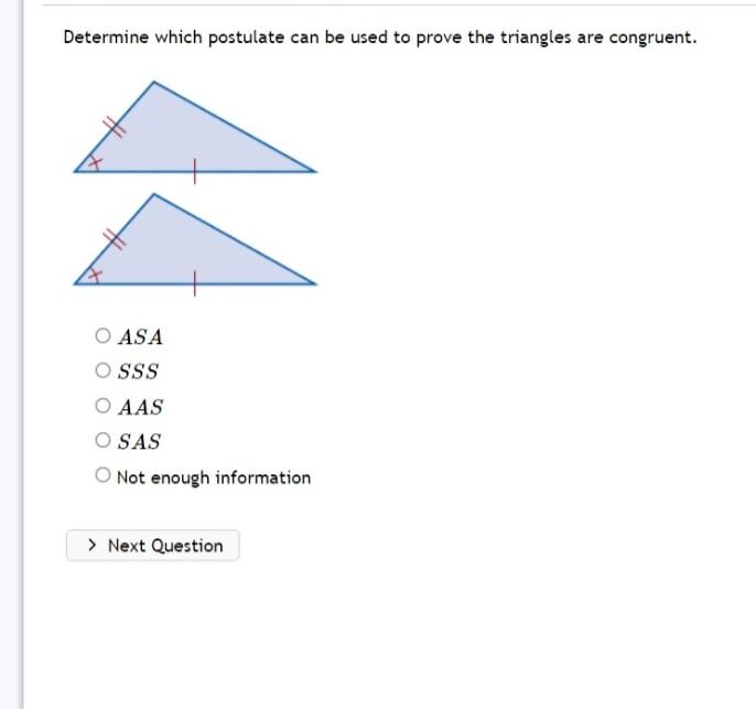 Solved Determine which postulate can be used to prove the | Chegg.com
