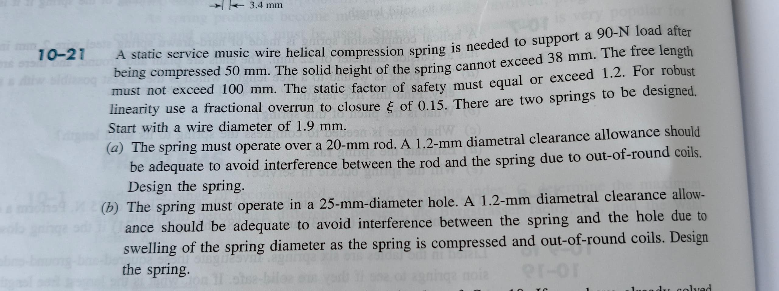 10-21 ﻿A static service music wire helical | Chegg.com