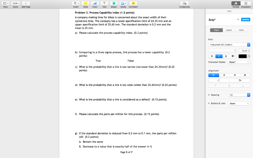 Solved View Zoom Add Page InsertTbe ChartText Shape Media | Chegg.com
