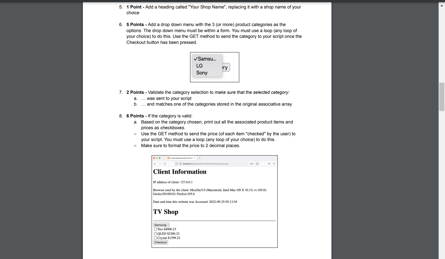 Solved Purpose - Choose a product to sell on your website. | Chegg.com