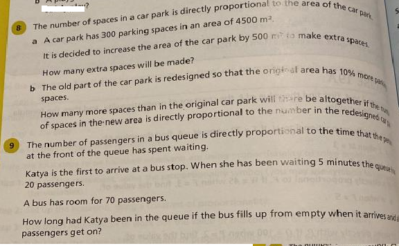 Solved to constant in the area or hoe a A car park has 300 | Chegg.com