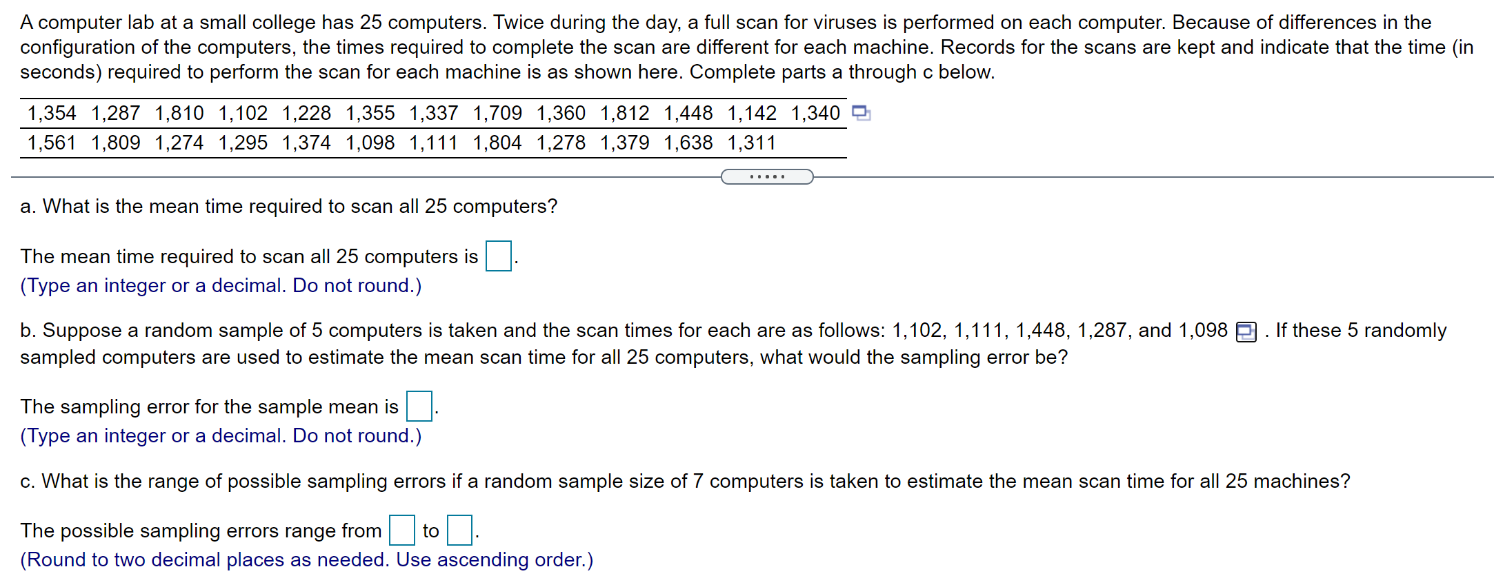 Solved A computer lab at a small college has 25 computers. | Chegg.com