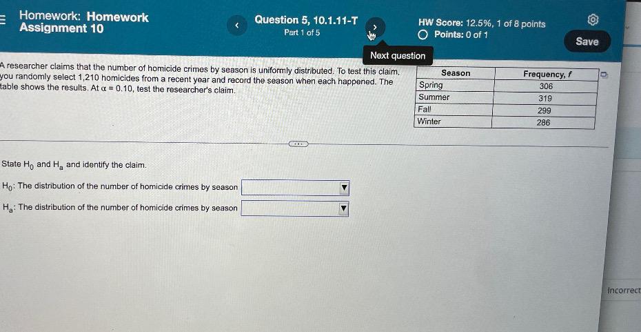 Solved Homework Homework Assignment 10 Question 5