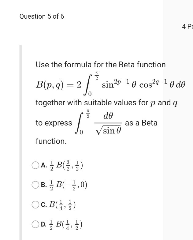 Solved Question 6 of 6 5 Points Use the substitution x2 U = | Chegg.com