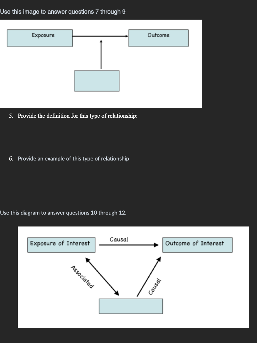 Third Variable Assignment Use this picture to answer | Chegg.com