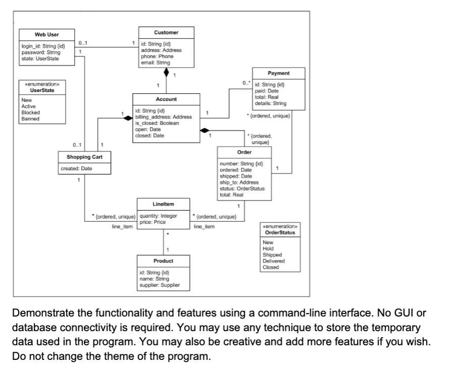 Solved PART 1: Create a Java program from the following UML | Chegg.com