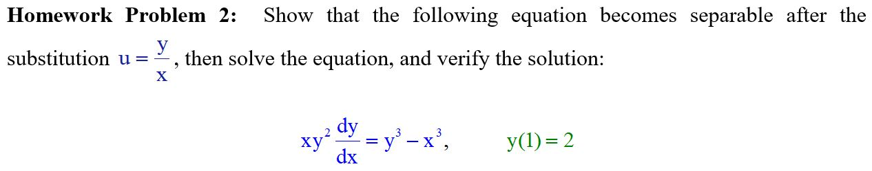 Solved Homework Problem 2: Show that the following equation | Chegg.com