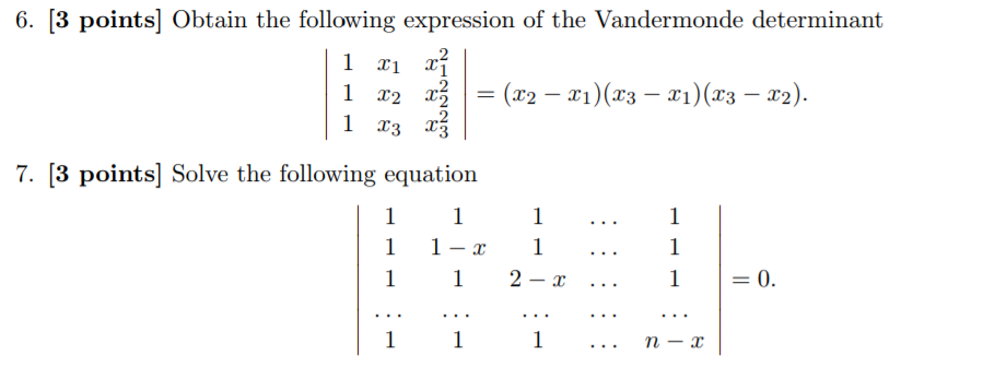 Solved 6. [3 points] Obtain the following expression of the | Chegg.com
