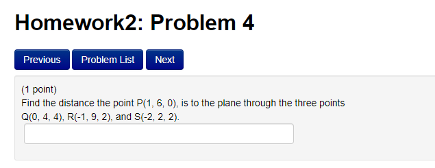 Solved Homework2: Problem 4 Previous Problem List Next (1 | Chegg.com