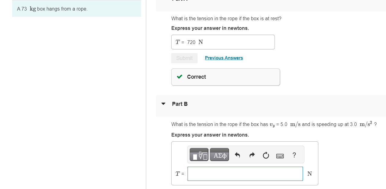 On second question I need help with part B only. | Chegg.com
