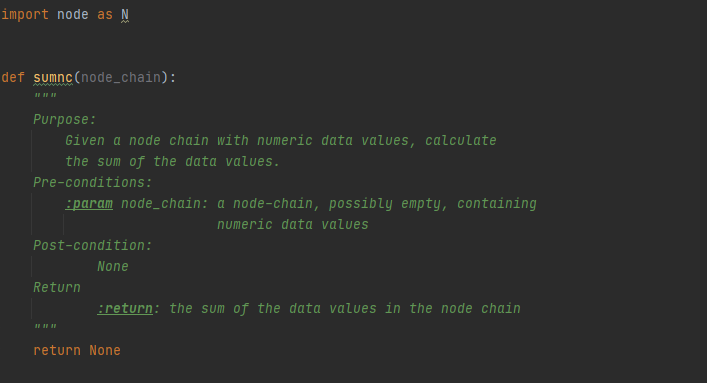 Solved This is using python 3.8, Please include docstring | Chegg.com