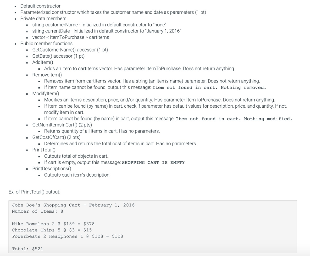 Solved Using C++ write the following files: main.cpp , | Chegg.com
