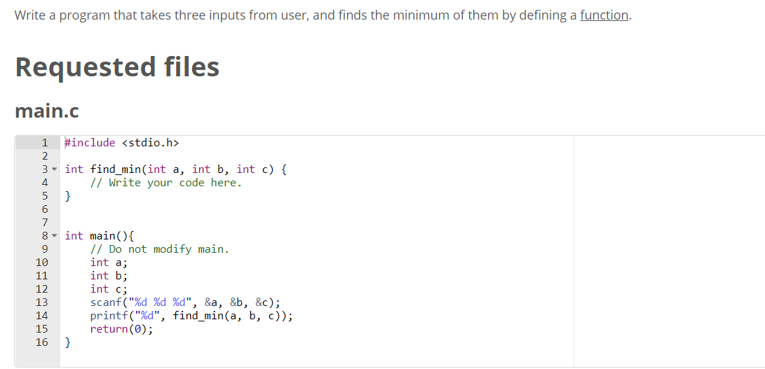Solved Write a program that takes three inputs from user, | Chegg.com