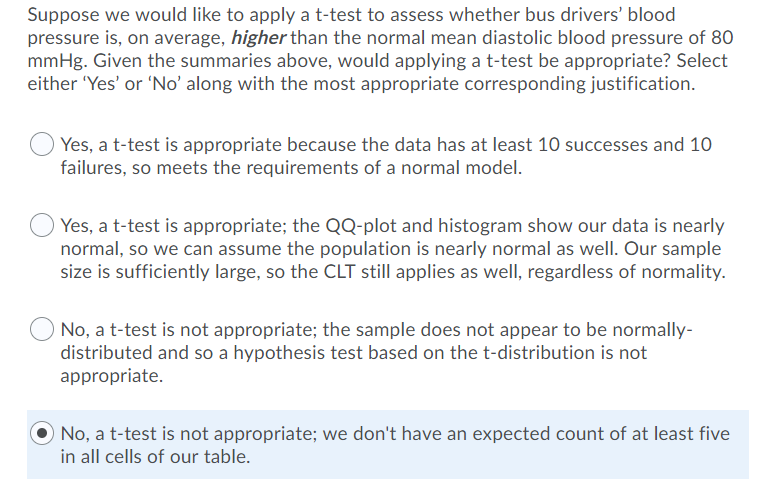 Solved Scenario 1: Stressed-out bus drivers Previous studies | Chegg.com