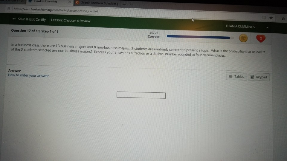Solved Hawkes tearning arch Textbook Solutions + V B | Chegg.com
