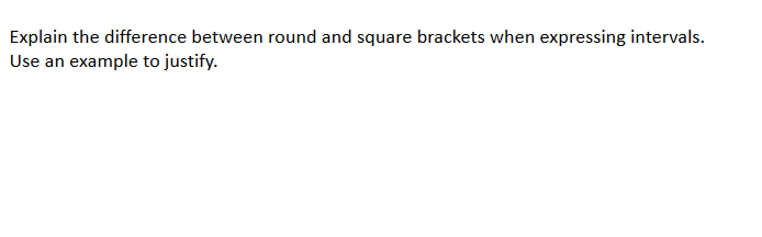 Solved Explain the difference between round and square | Chegg.com