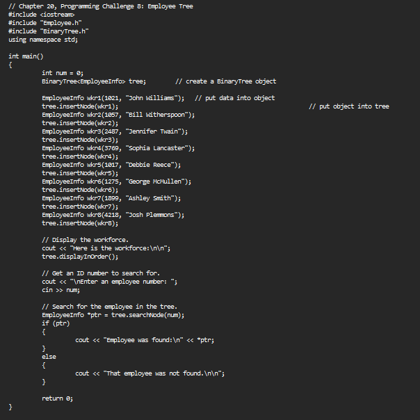 Solved Complete Leaf Counter program. Use the book's sample | Chegg.com