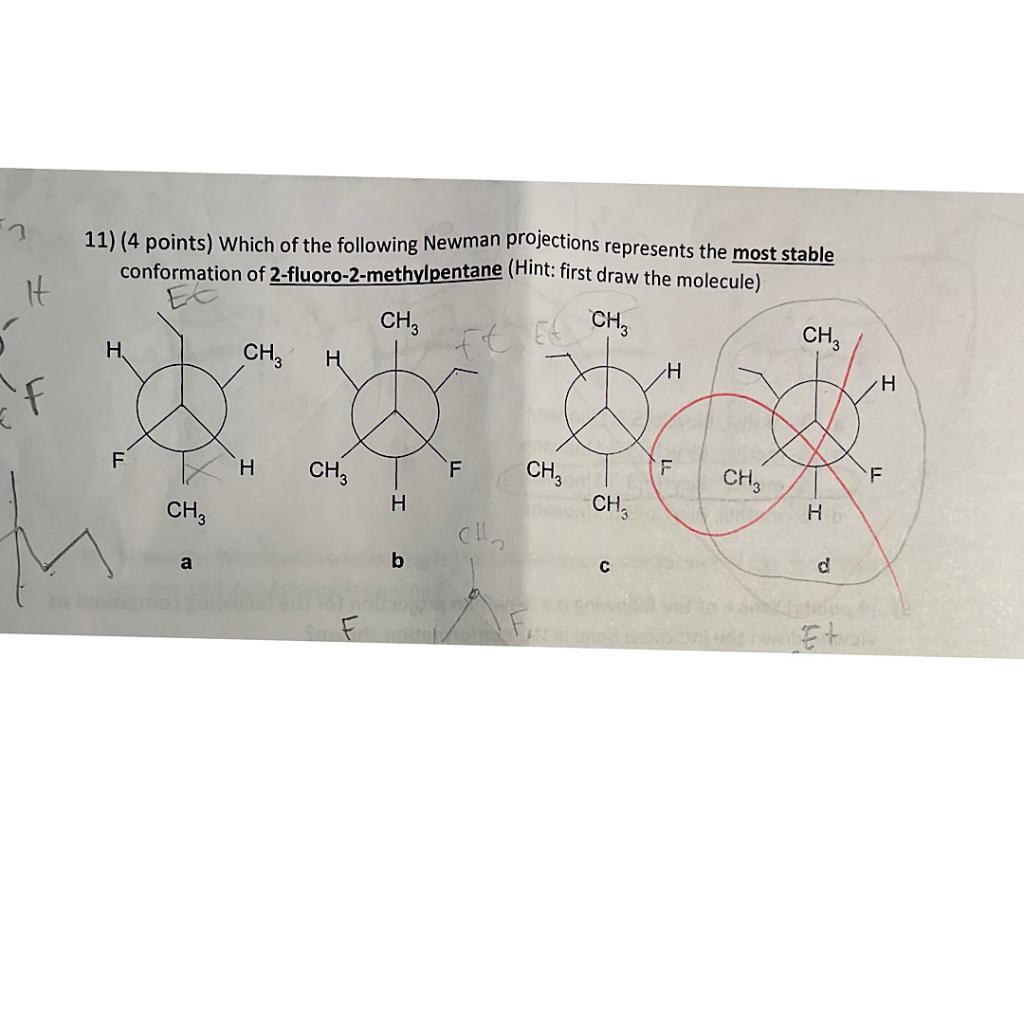 Solved 11) (4 points) Which of the following Newman | Chegg.com
