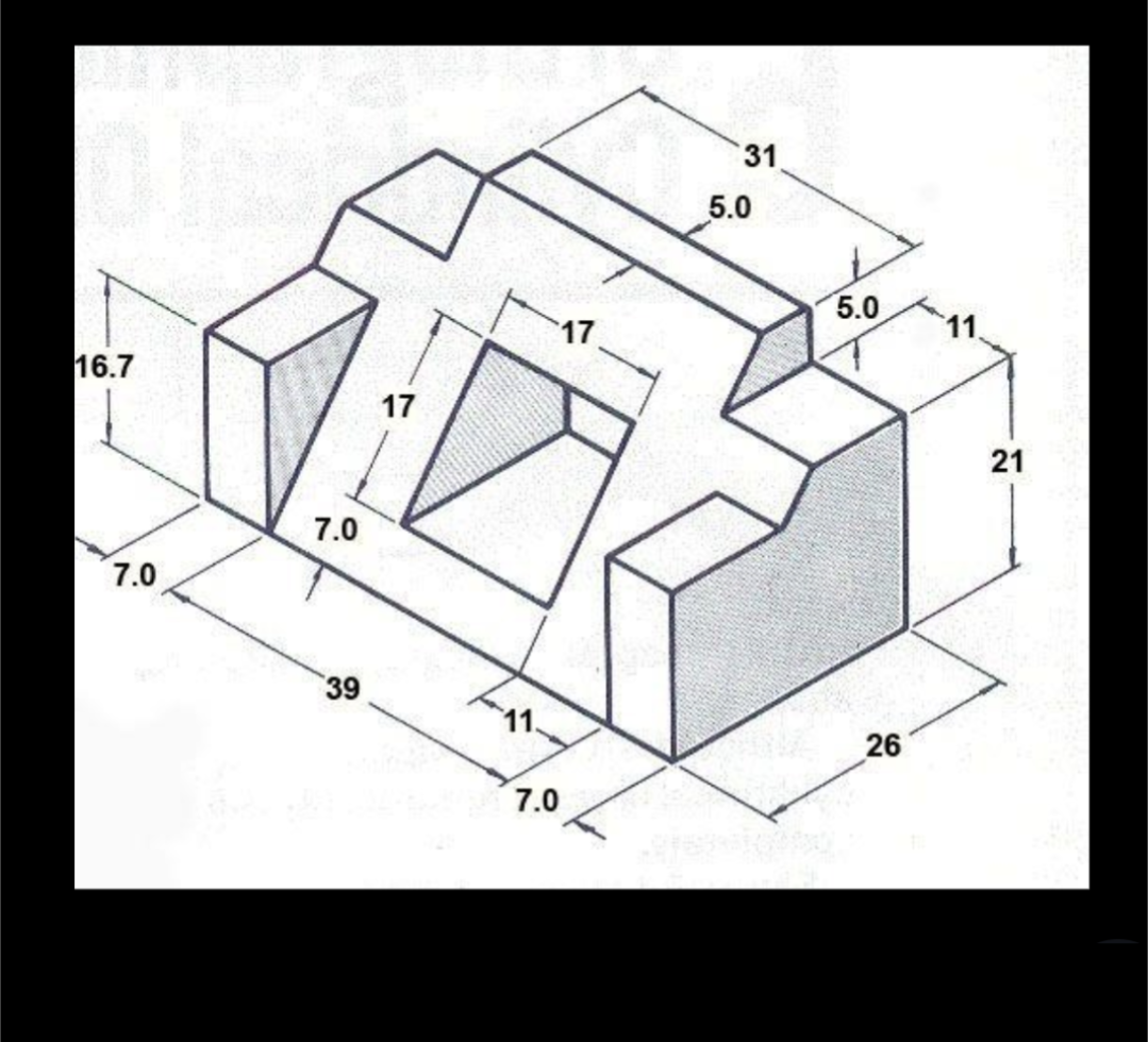 Solved Orthographic Sketching Orthographic | Chegg.com