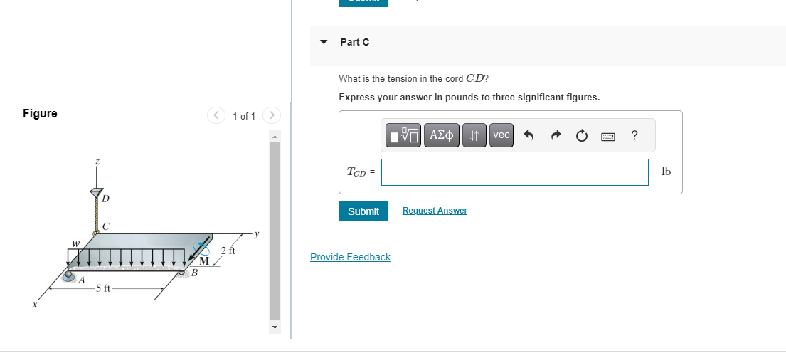 Solved Determine the x,y,z components of reaction acting on | Chegg.com