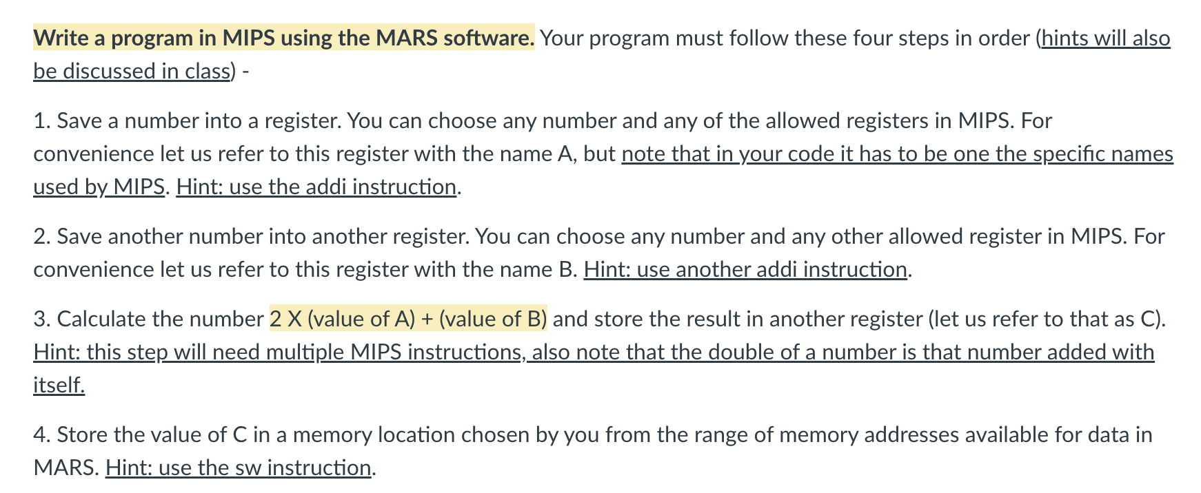 Write a program in MIPS using the MARS software. Your | Chegg.com Write a program in MIPS using the MARS software. Your | Chegg.com