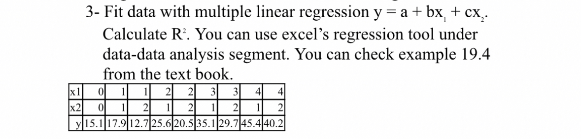 Solved Please solve the question using Excel don’t write the | Chegg.com