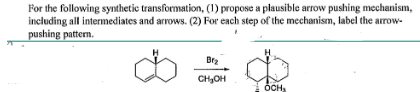 Solved For the following synthetic transformation, (1) | Chegg.com
