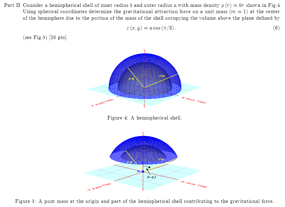 Solved Part II Consider a hemispherical shell of inner | Chegg.com