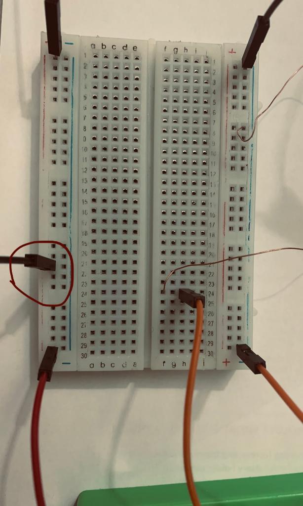 Solved Question-related to the breadboard and series The red | Chegg.com