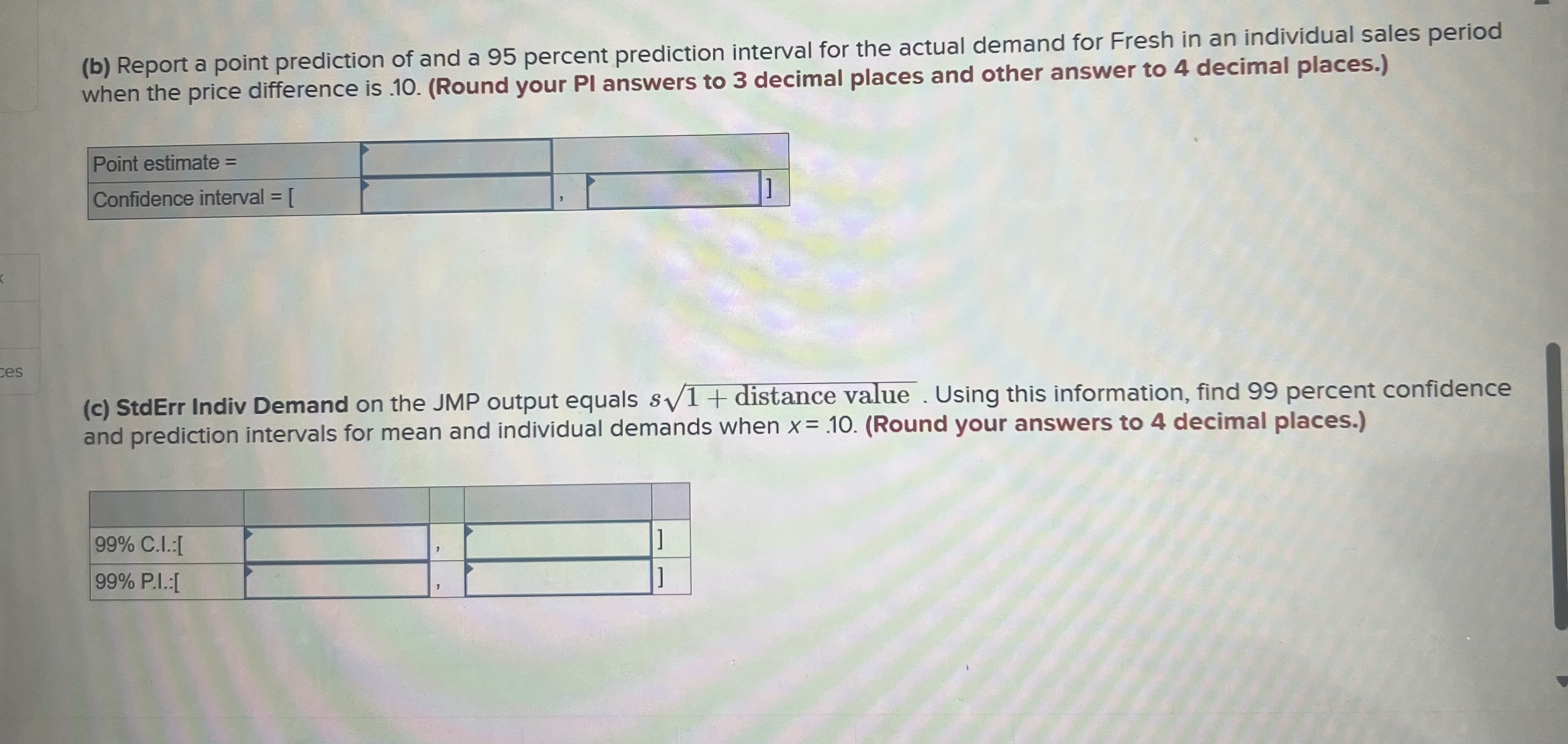 Solved The following partial JMP regression output for the | Chegg.com