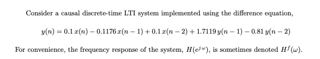 Solved Matlab: LTI System. MUST SHOW ACTUL CODE SCREENSHOT | Chegg.com