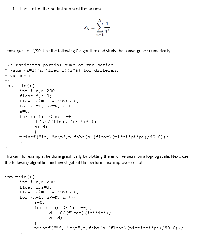 Solved Does this second algorithm converge faster? Do you | Chegg.com