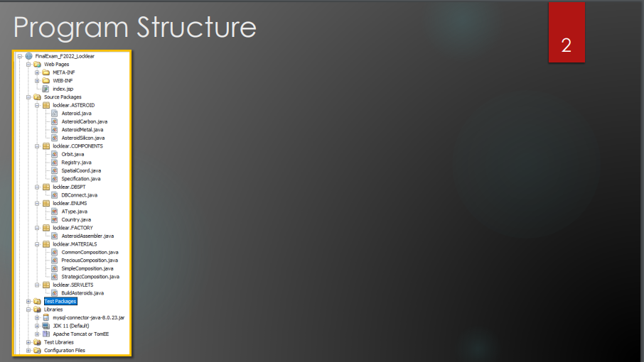 Solved Program Structure 2 Asteroid -String Designation | Chegg.com