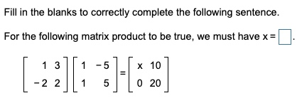 Solved Fill in the blanks to correctly complete the | Chegg.com