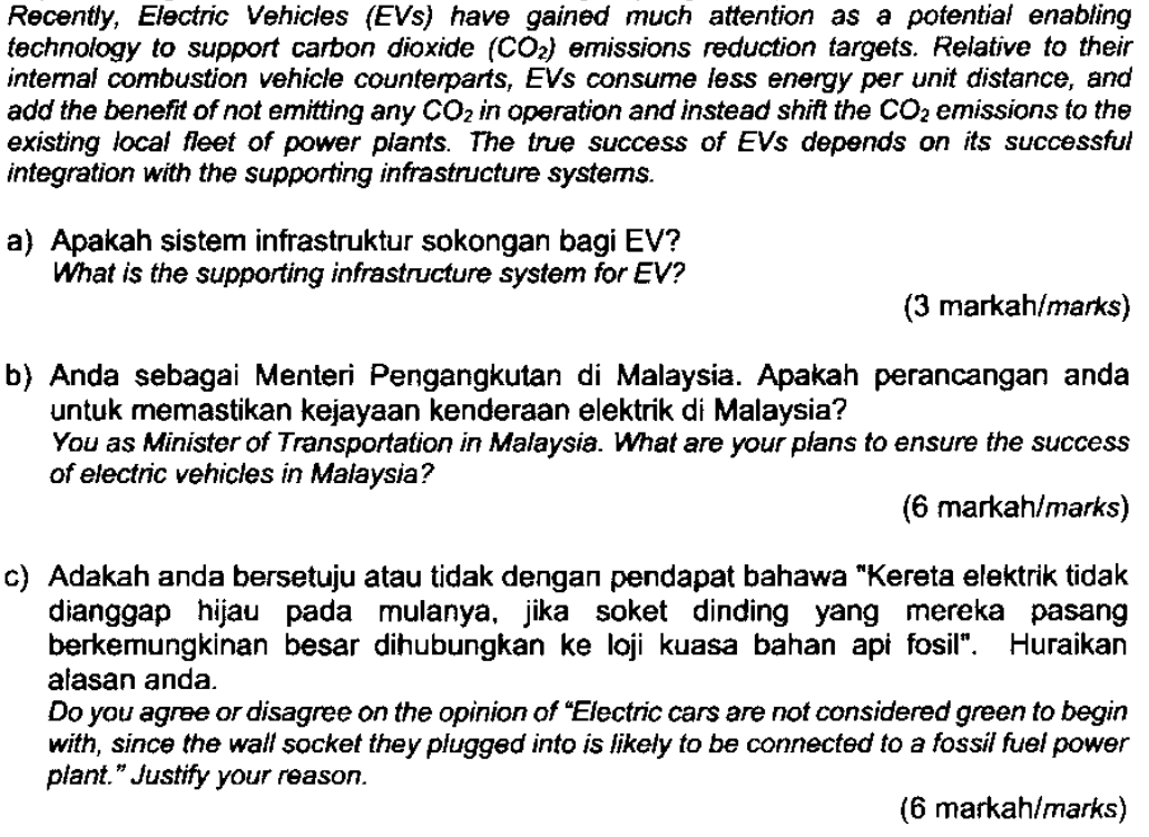 Solved Recently, Electric Vehicles (EVS) have gained much | Chegg.com